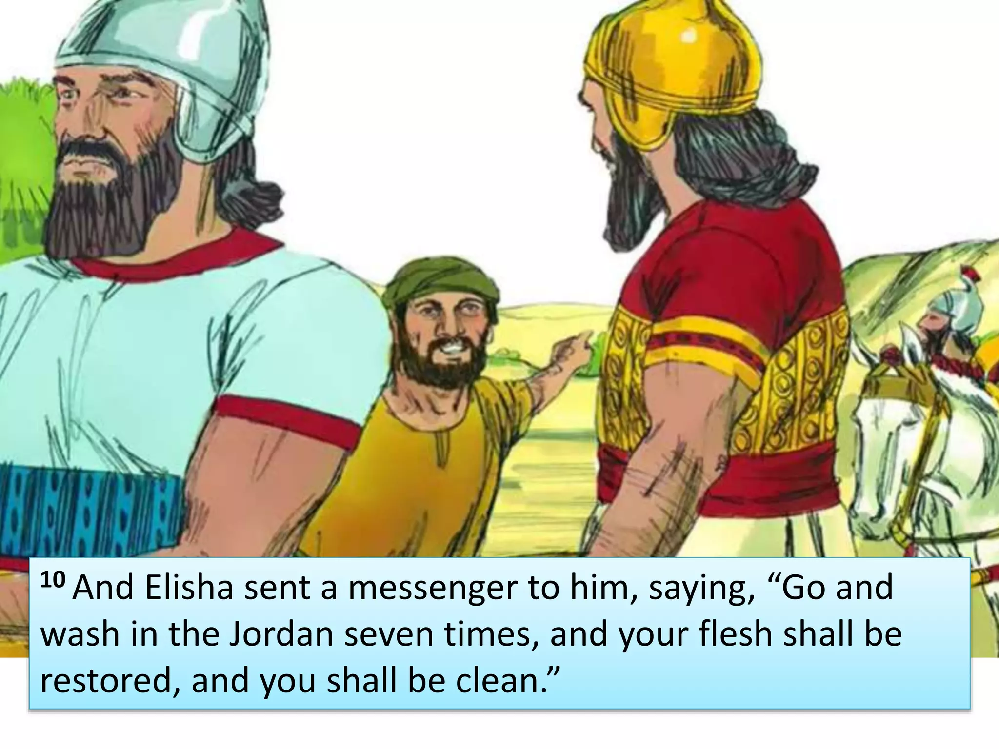 Naaman was healed English | PPTX