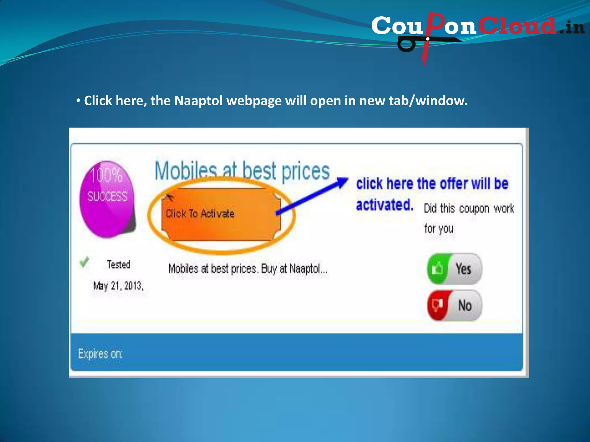 Naaptol Coupon Codes From CouponCloud | PPT