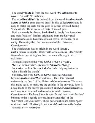 Vedic deities Naasatya, Dadhikraa, Vishvadevaa, Rudra, and the sense of ...