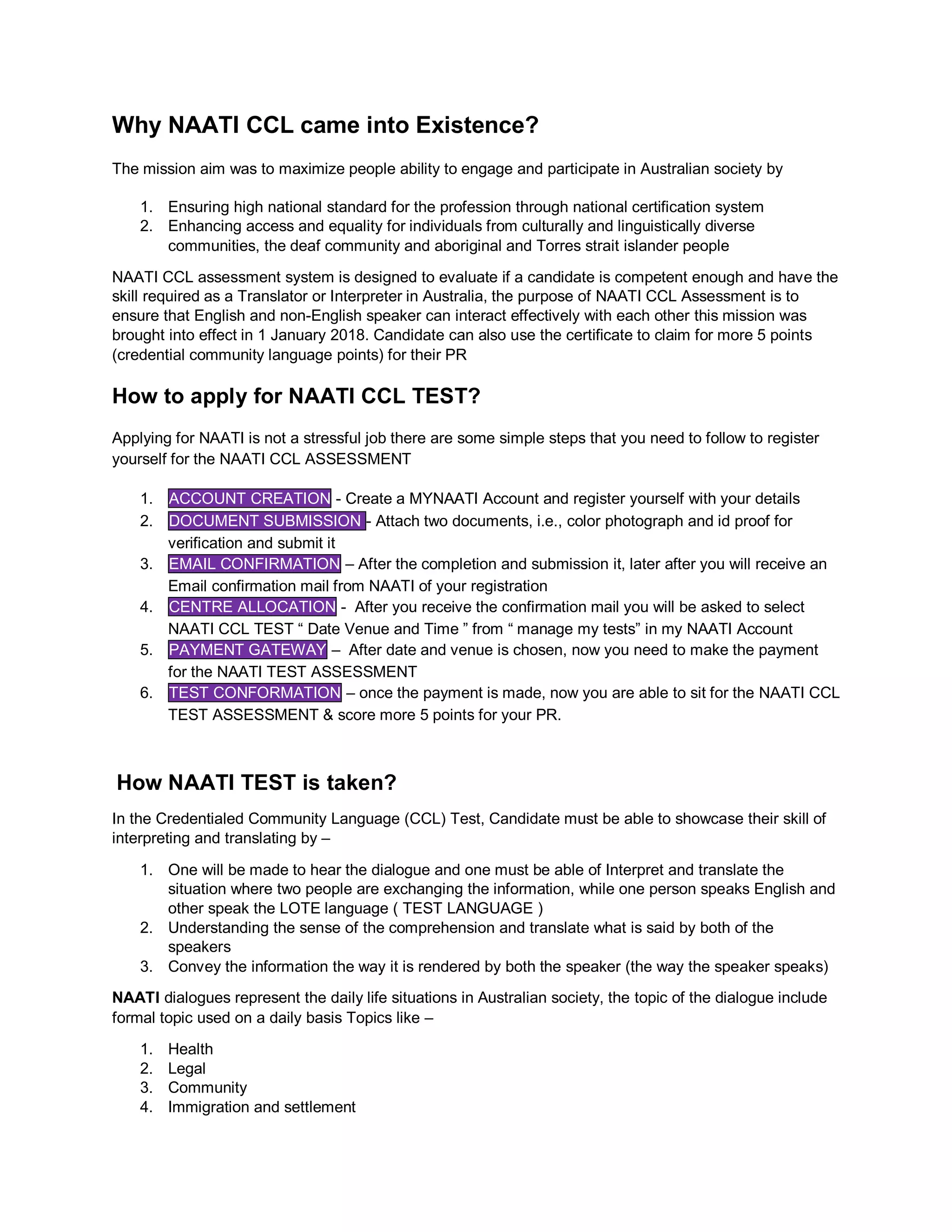 Do you know what NAATI is? | PDF