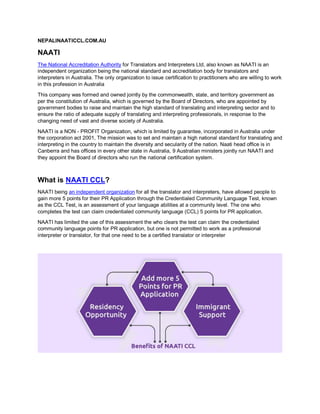 Do you know what NAATI is? | PDF