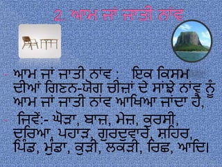 Naav ( ਨਾਂਵ ) | PPTX