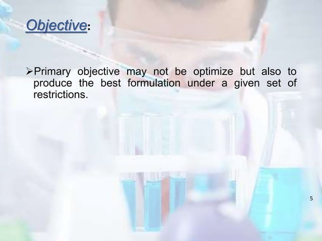 optimization in pharmaceutical formulations | PPTX | Physics | Science