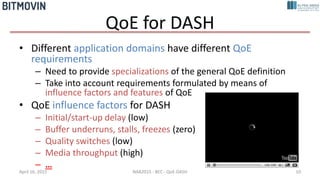 Ultra-High-Definition Quality of Experience with MPEG-DASH | PPT