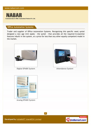 Nabar Communications and Office Automation Products Private Limited ...