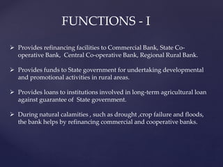 NABARD - National Bank For Agriculture And Rural Development | PPTX