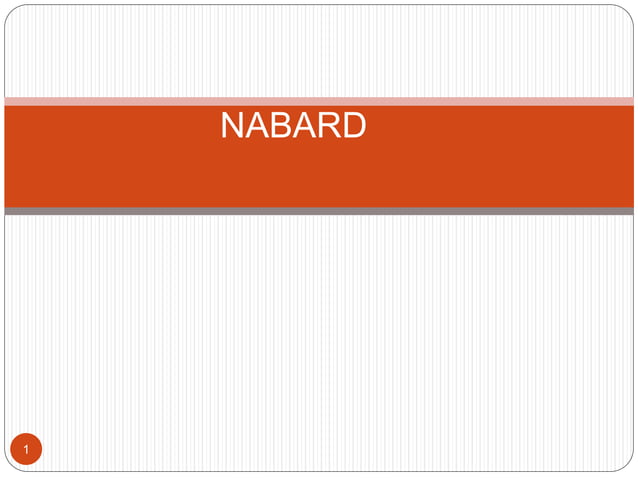 Nabard | PPTX | Agriculture | Industries