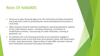 Nabard & its innovative function in promoting rural | PPT | Free Download