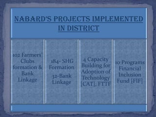 Project sponsored by Nabard in district- Katni | PPTX