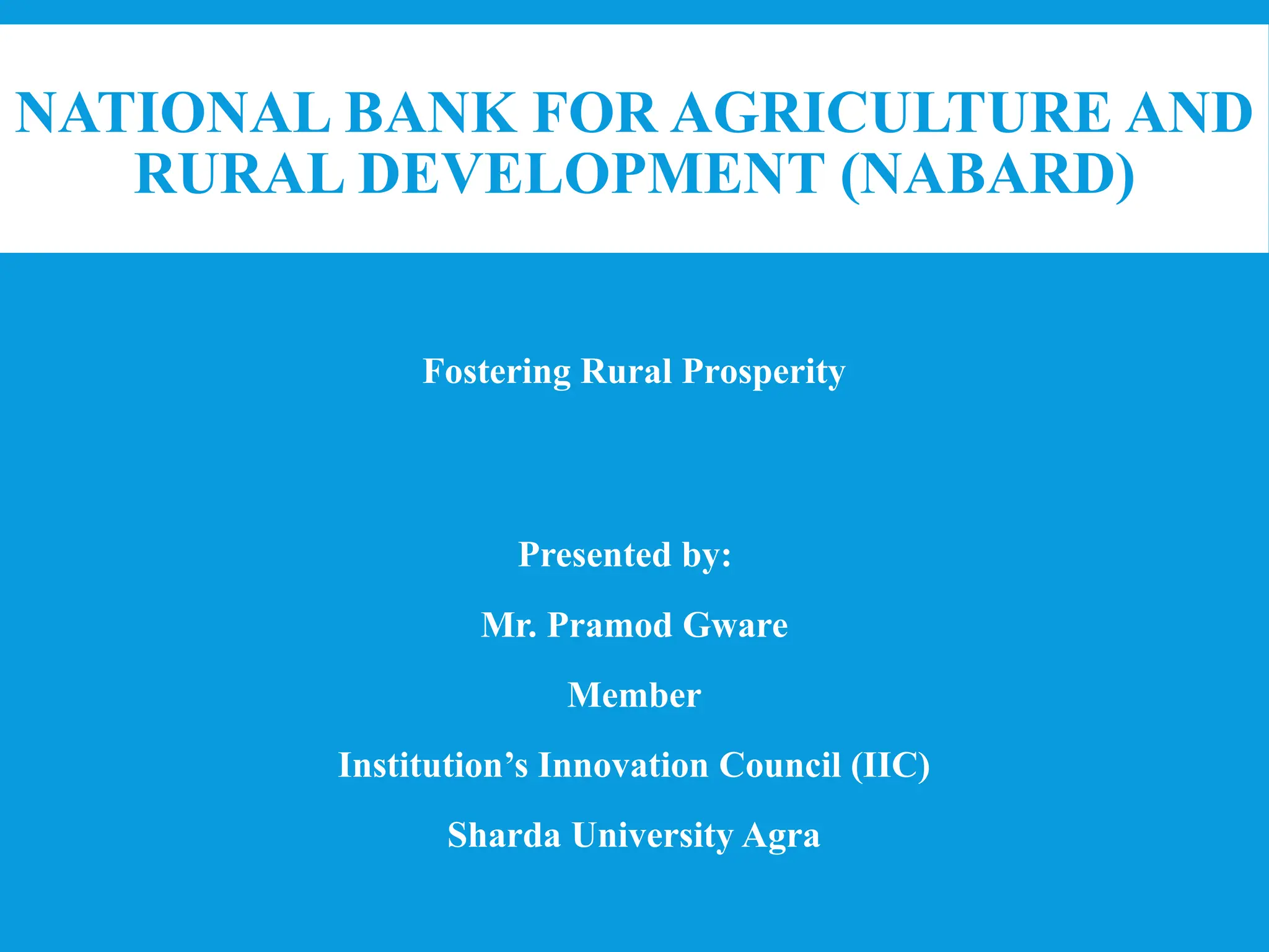 Various schemes of agritech NABARD ppt.pptx