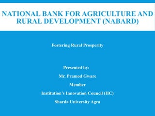 Various schemes of agritech NABARD ppt.pptx