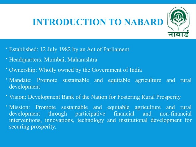 Various schemes of agritech NABARD ppt.pptx