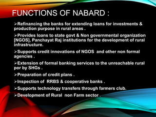 NABARD ppt by RAMDENI RATHNAKAR | PPTX