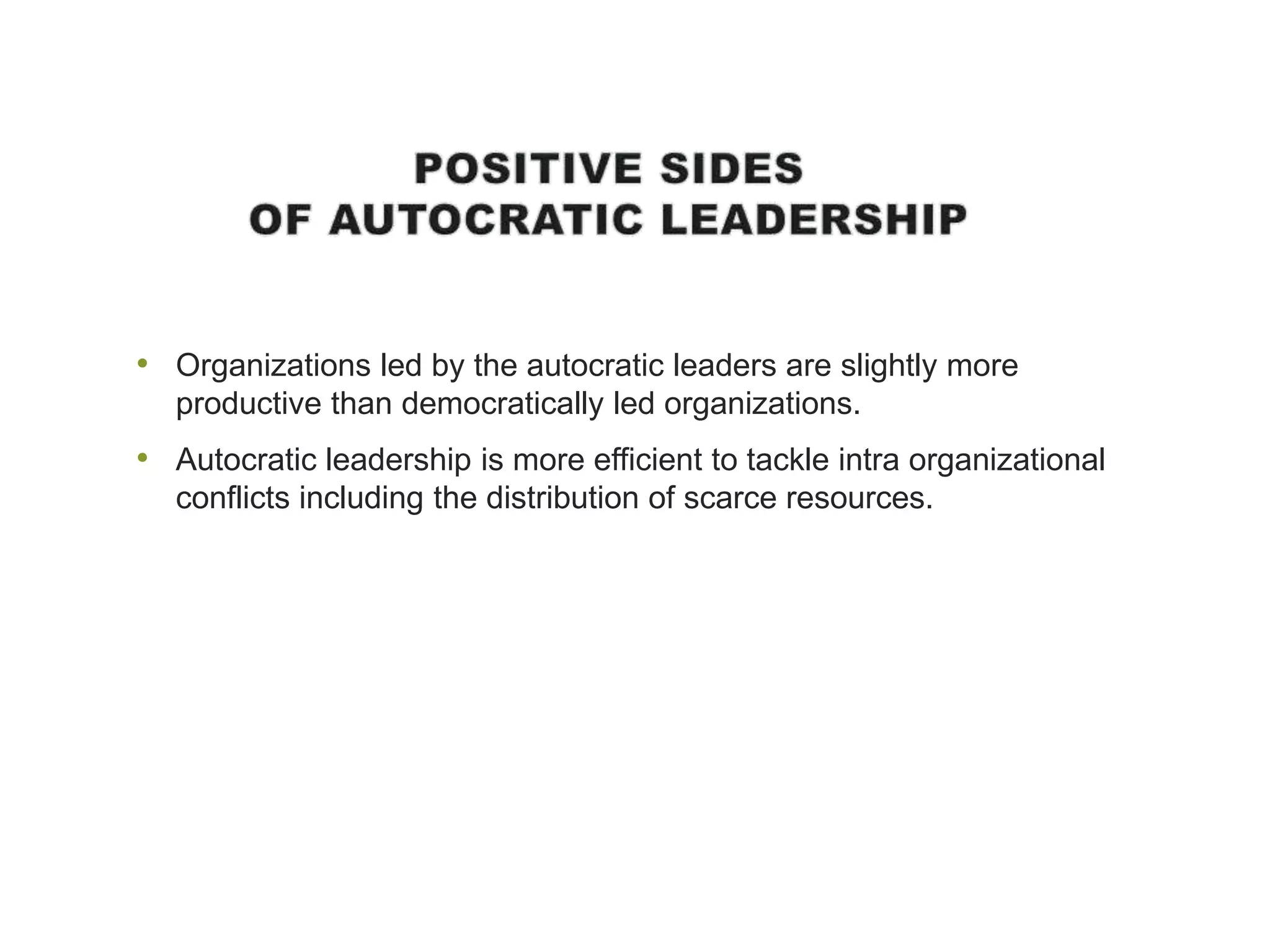 Autocratic Leadership | PPTX