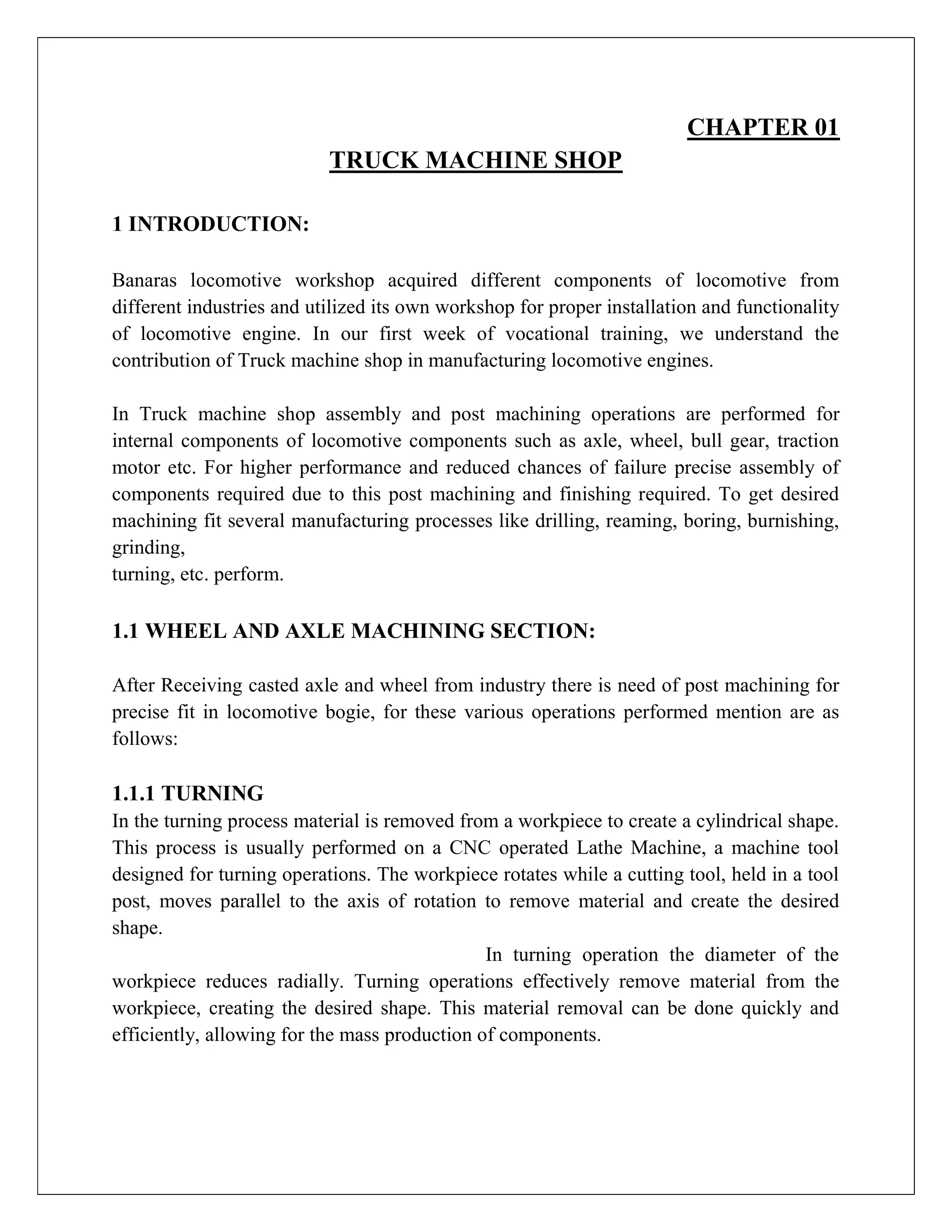 BLW vocational training mechanical production workshop report. | PDF | Commercial Trucks | Auto ...