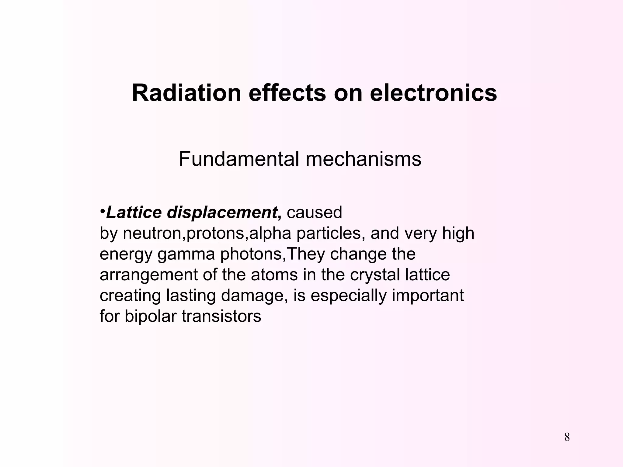 RADIATION HARDENED CHIPS | PPT