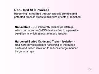 RADIATION HARDENED CHIPS | PPT