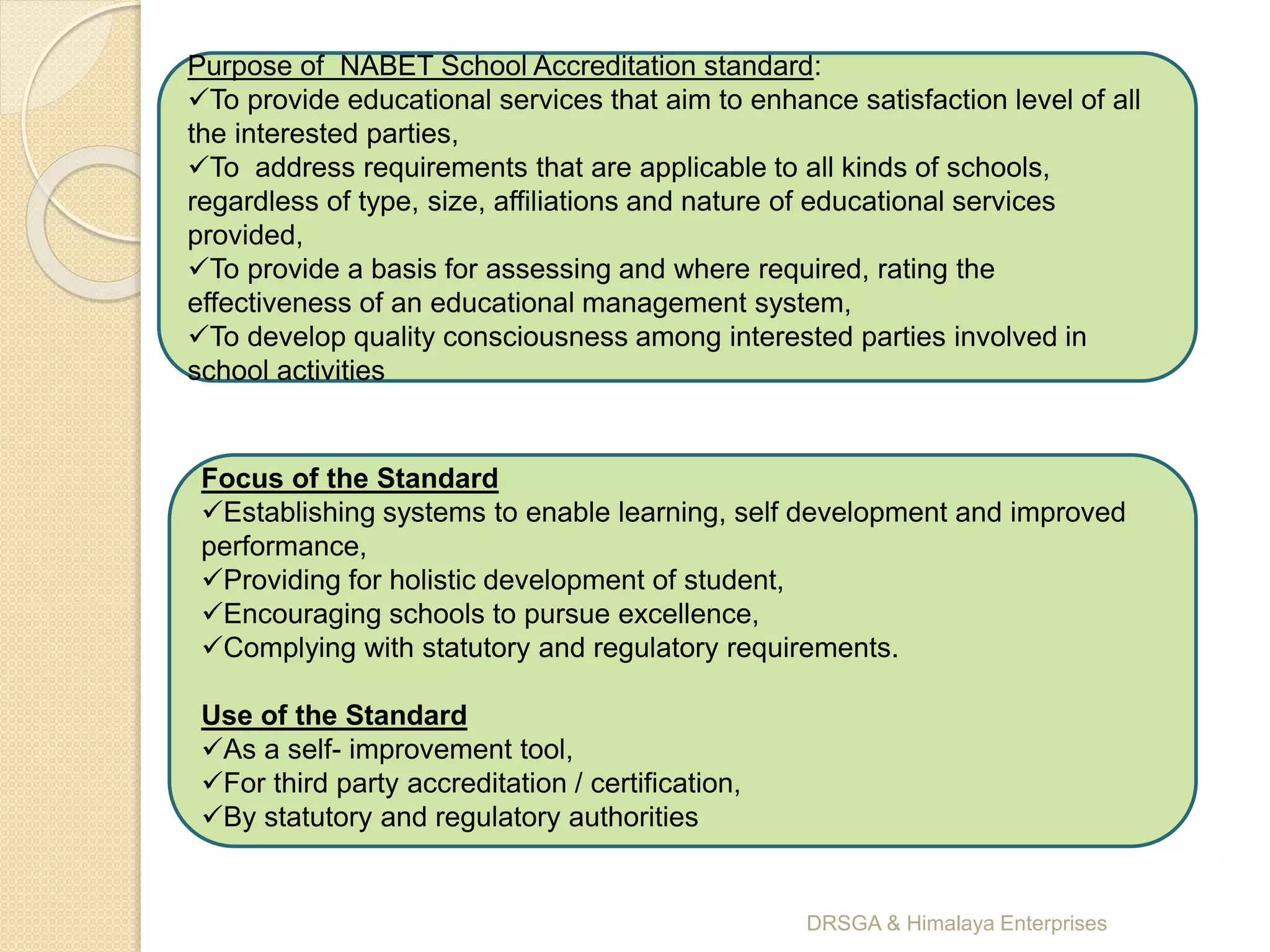 Nabet quality school governance | PPTX