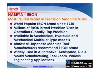 Nabeya eron machine precision vise | PPT