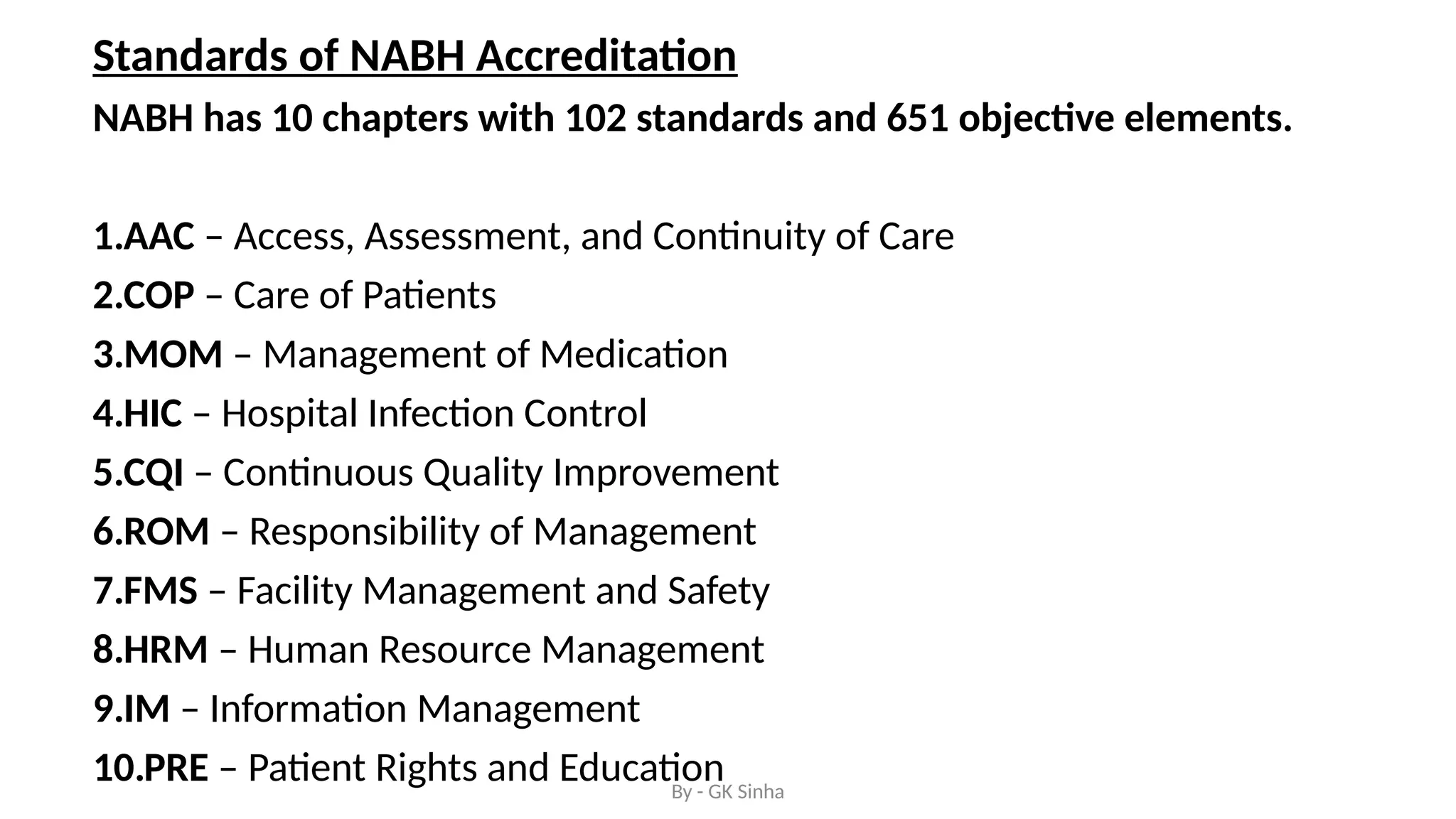 What is NABH, Introduction of NABH, National Accreditation Board for ...