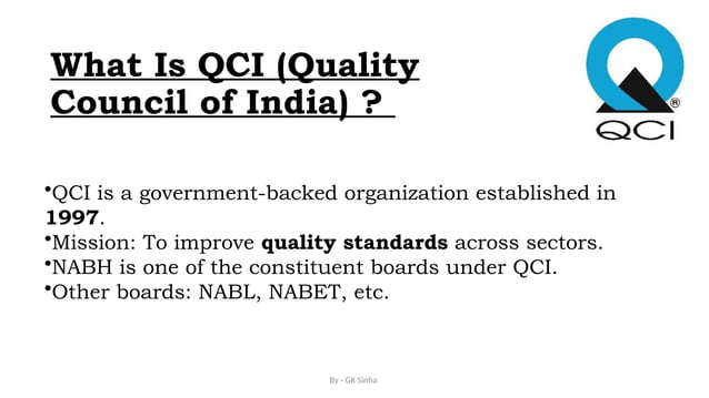 What is NABH, Introduction of NABH, National Accreditation Board for ...