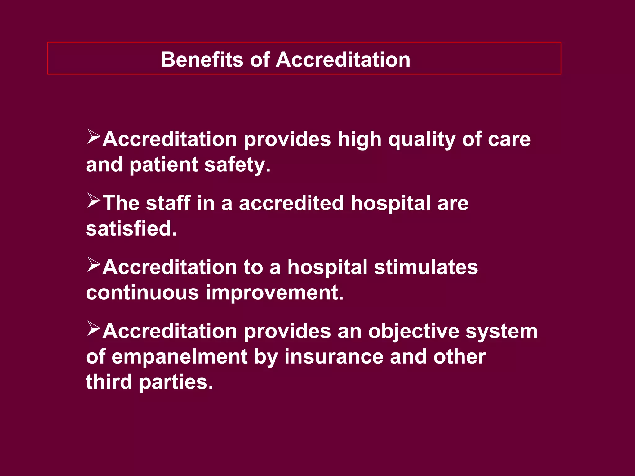 INTRODUCTION TO NABH STANDARDS | PPT