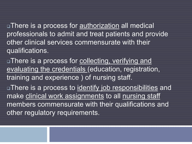 NABH- HRM Guidelines | PPTX