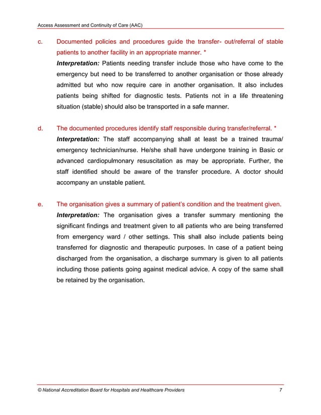 NABH 4th Edition | PDF