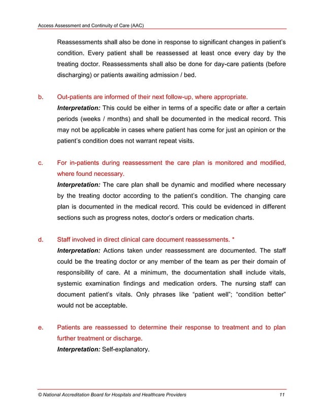 NABH 4th Edition | PDF