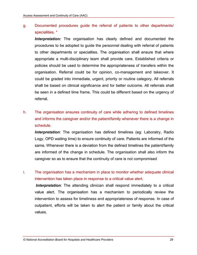 NABH 4th Edition | PDF