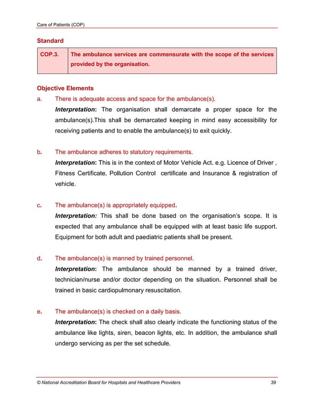NABH 4th Edition | PDF