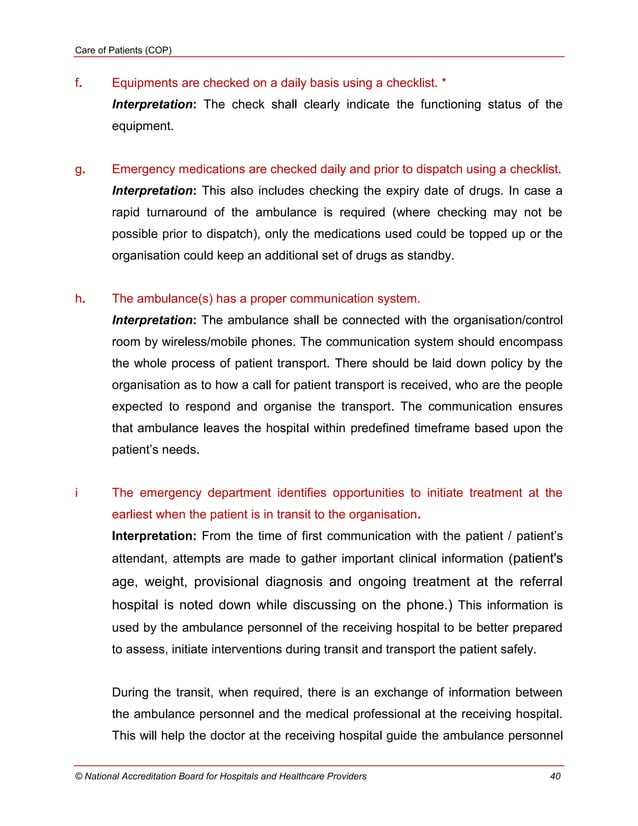 NABH 4th Edition | PDF