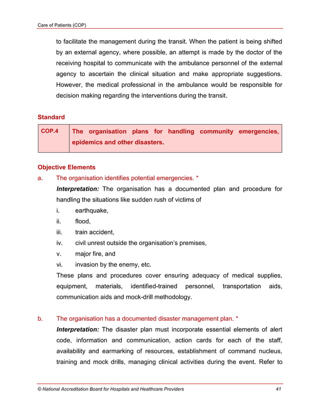 NABH 4th Edition | PDF