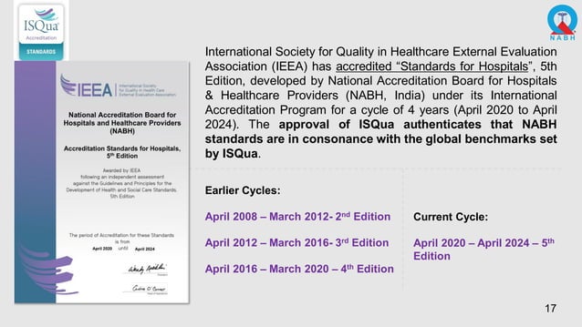 NABH accreditation process : an illustration | PDF | Healthcare ...