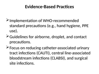 NABH AND JCI GUIDELINE of control and prevention of infection | PPTX