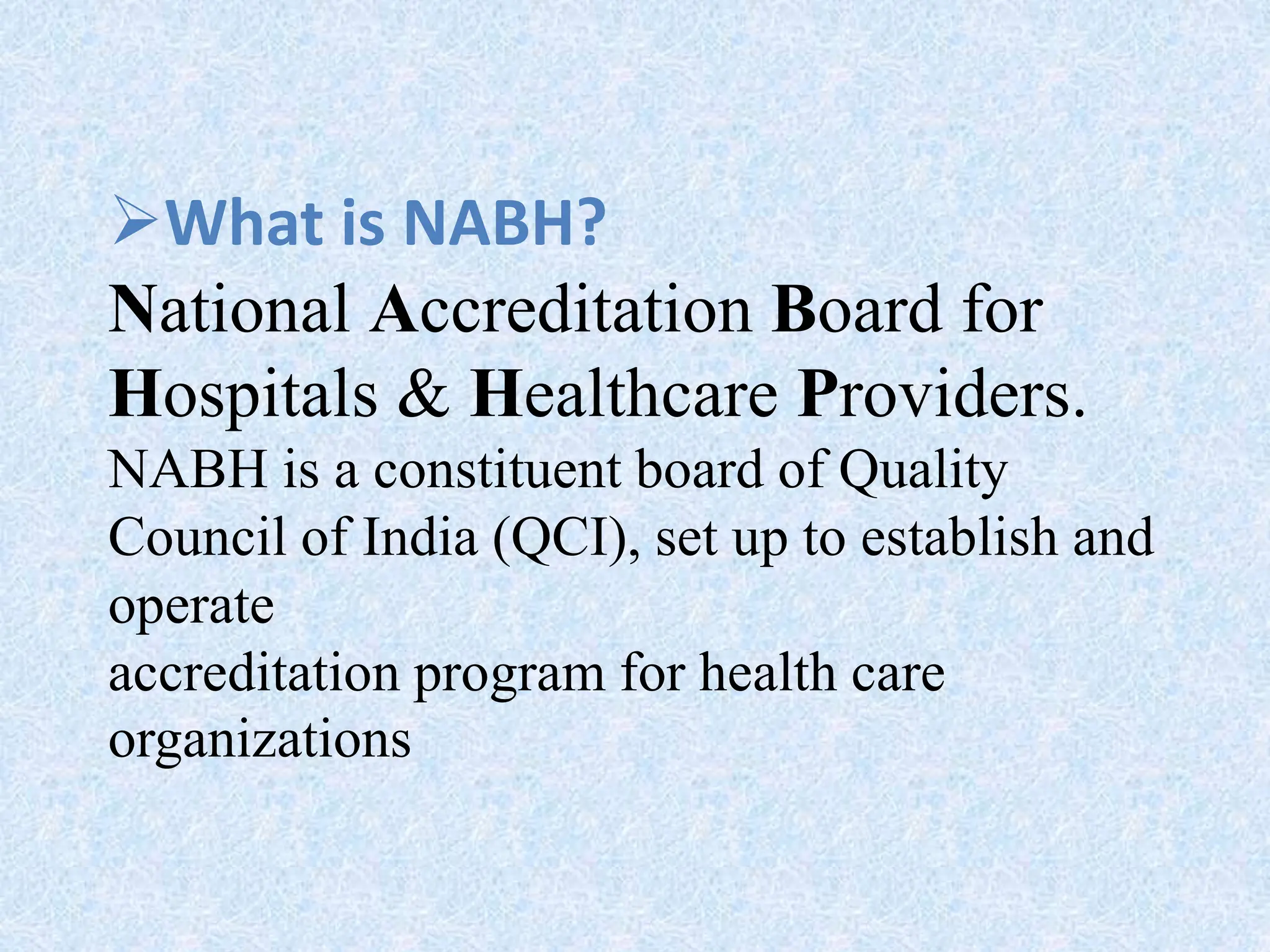 NABH Onsite assessment Questions for all department pptx | PPTX