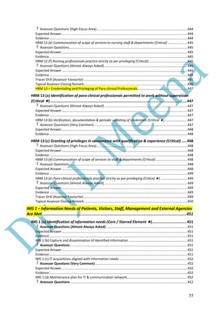 NABH Quality Beacon (A Standardised Q&A and Evidence Manual for Patient ...