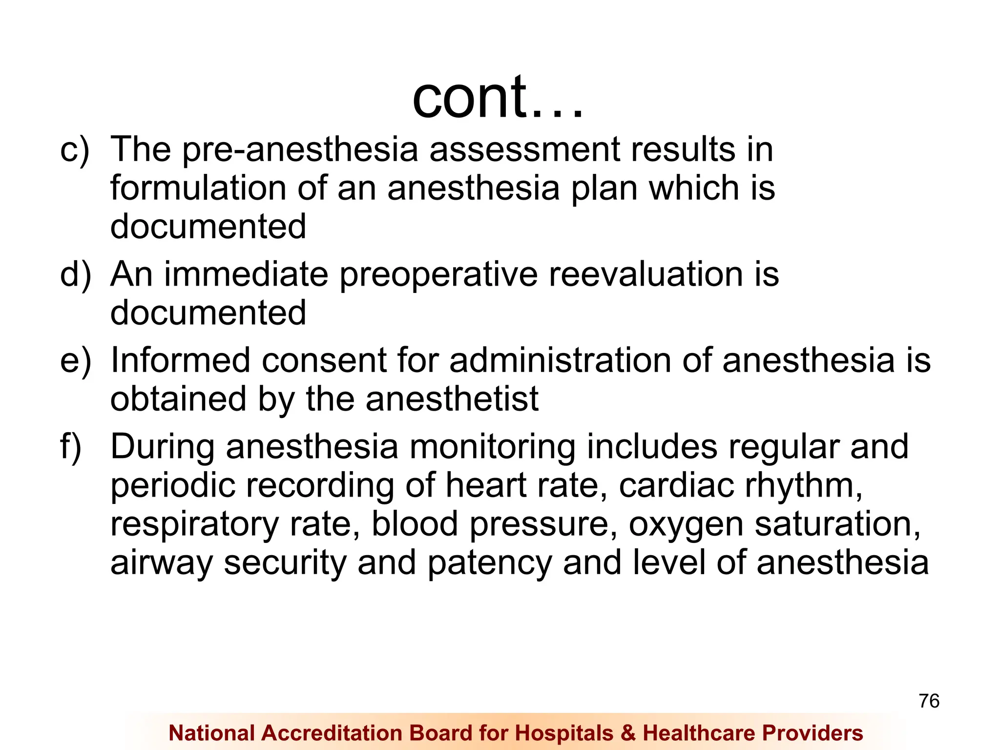 NABH Standards contains 10 chapters,100 standards and 503 objective ...