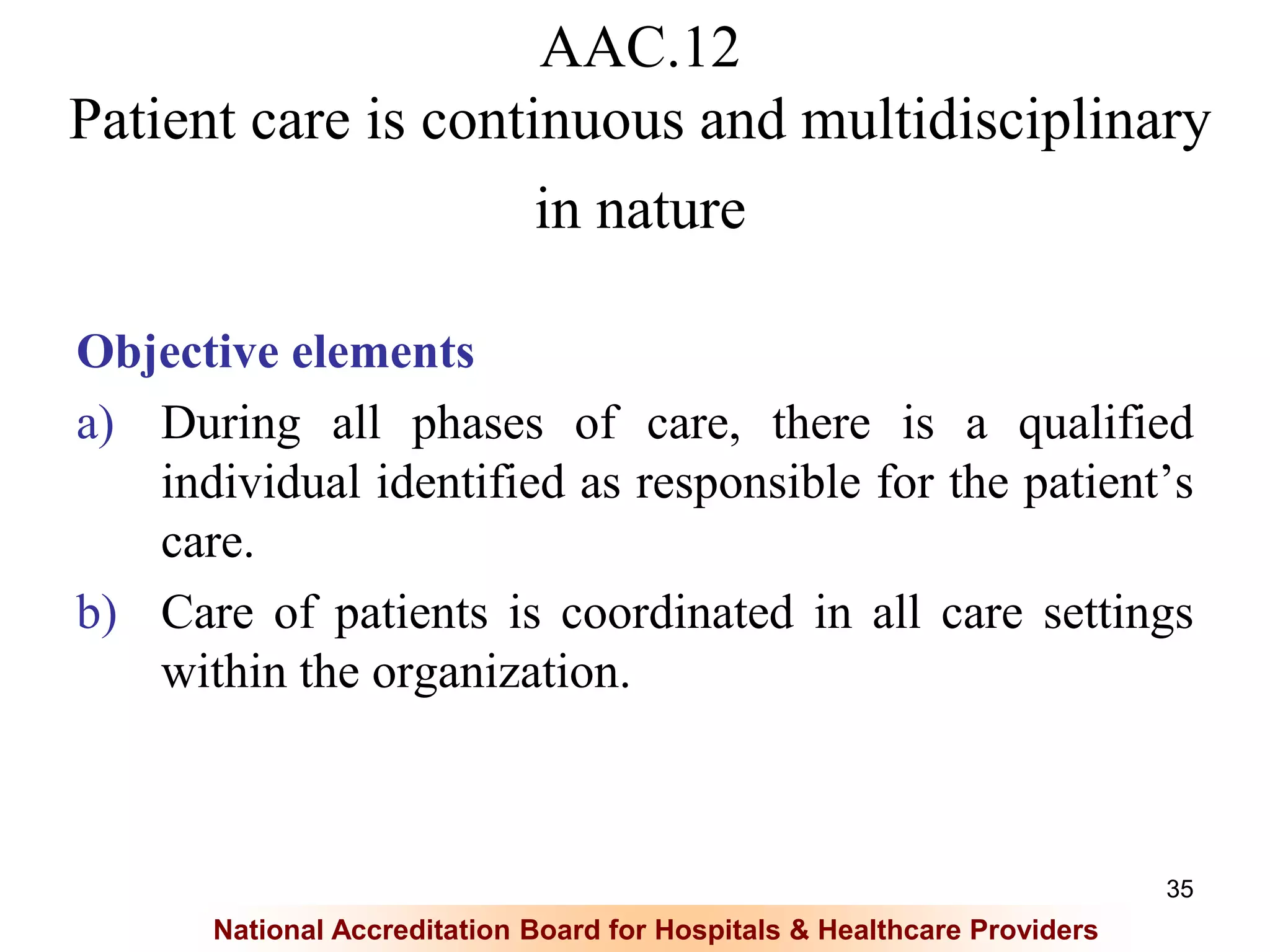 Nabh standards 3rd edition highlighted | PPTX