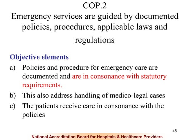 Nabh standards 3rd edition highlighted | PPTX