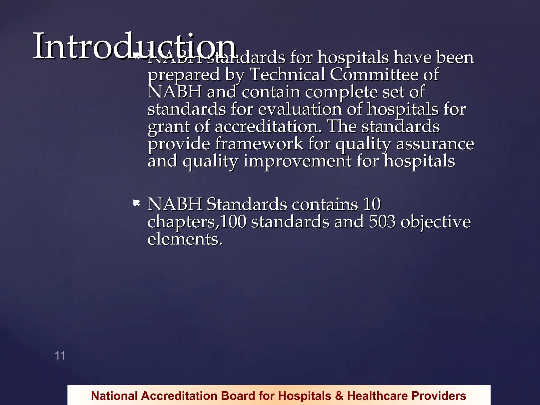 NABH STANDARDS PREPARED BY DR.ANJALATCHI MUTHUKUMAR.ppt