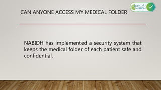 NABIDH APPROVED CLINIC SOFTWARE UAE | PPTX