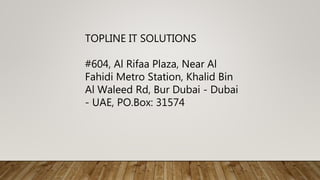 NABIDH APPROVED CLINIC SOFTWARE UAE | PPTX