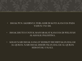 Nabi ishak as | PPTX