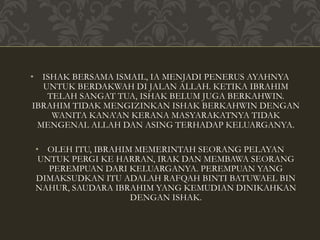 Nabi ishak as | PPTX