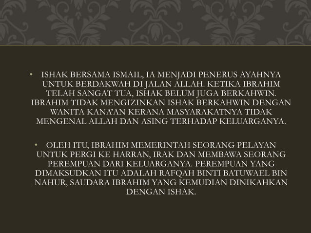 Nabi ishak as | PPTX