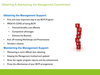 ENHANCING BCM EFFECTIVENESS THROUGH CHALLENGES | PDF