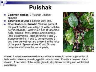 Thirty available crude drugs of Bangladesh | PPT