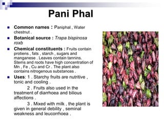 Thirty available crude drugs of Bangladesh | PDF