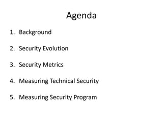Nabil Malik - Security performance metrics | PPTX | IT and Internet ...